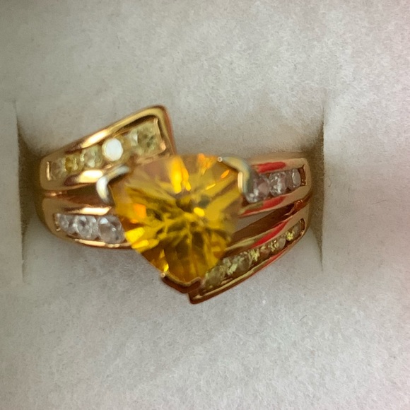 Technibond | Jewelry | Technibond Citrine Type Stone Ring | Poshmark